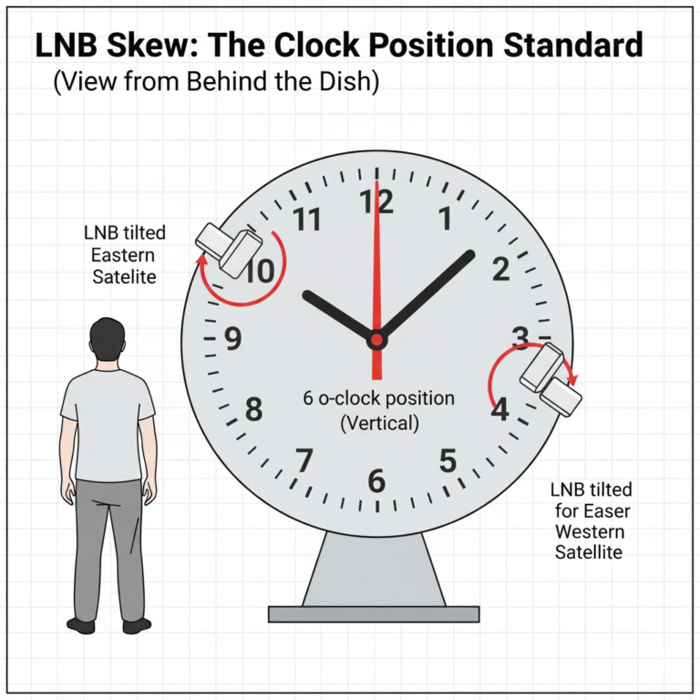 LNB Skew Alignment: Guide to Satellite Dish LNB Rotation